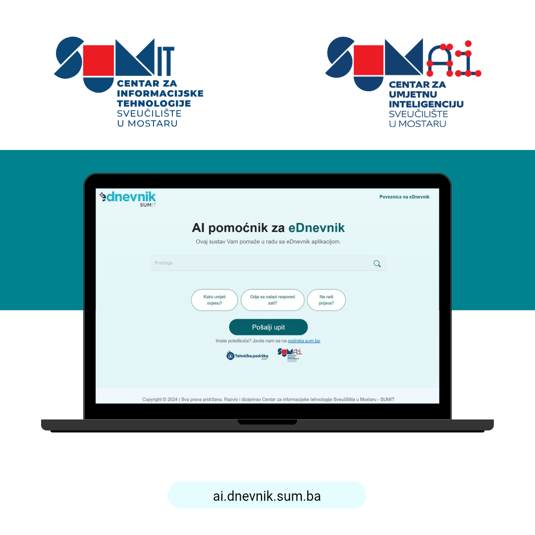 SUMIT e-Dnevnik je dobio AI pomoćnika - skole